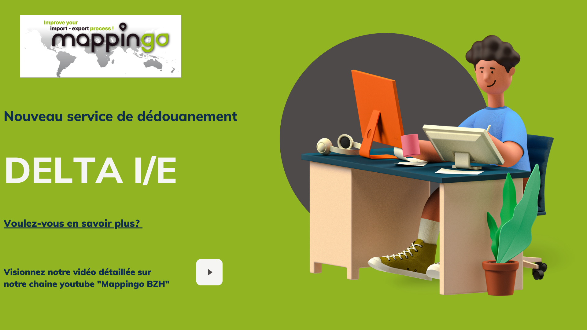 Nouveau service de dédouanement en France : Le DELTA I/E. - Mappingo